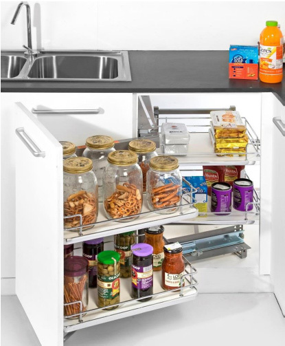 Corner storage solution for Kitchen, Corner Access Manufacturer